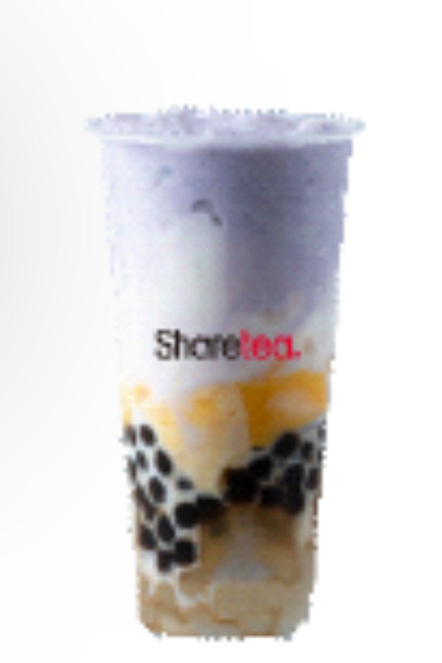 Halo Halo Ice Blends with coconut and taro layers | Sharetea San Marcos